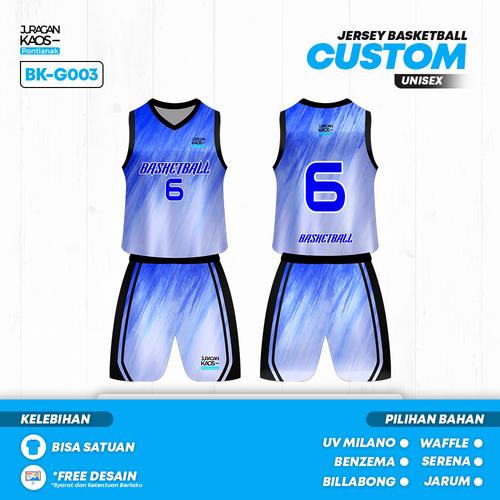 Jual Custom Jersey Basket Ball Premium Bisa Satuan - Kerah V Neck, XXXL ...