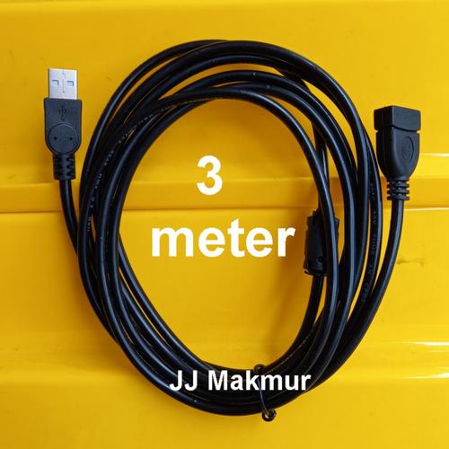 Jual Cable USB male female 3m connector - Kabel konektor cewe cowo 3 ...