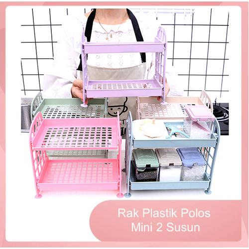 Jual Rak Jaring Plastik 2 Susun Rack Kotak Alat Tulis Kantor Tempat ...