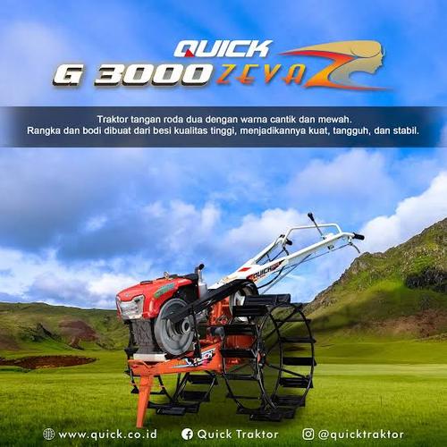 Jual Mesin Traktor Sawah QUICK G 3000 ZEVA + KUBOTA RD 85 - Kab ...