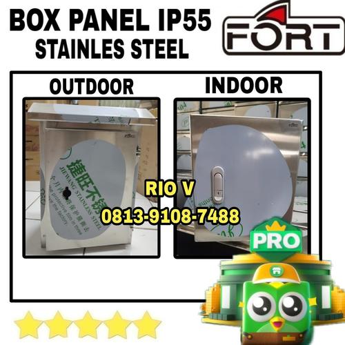 Jual BOX PANEL SS INDOOR 50x40x20 OUTDOOR STAINLES STEEL SUS 304 IP55 ...