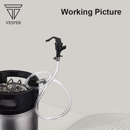 Jual picnic tap draft beer keg faucet party / dispenser kran portable ...