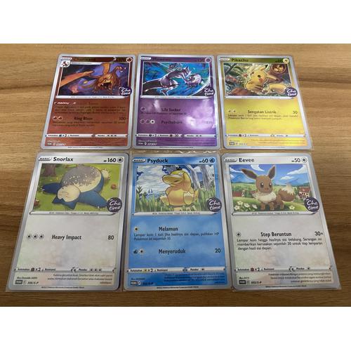 Jual pokemon tcg indonesia chatime set eevee charizard pikachu mewtwo ...
