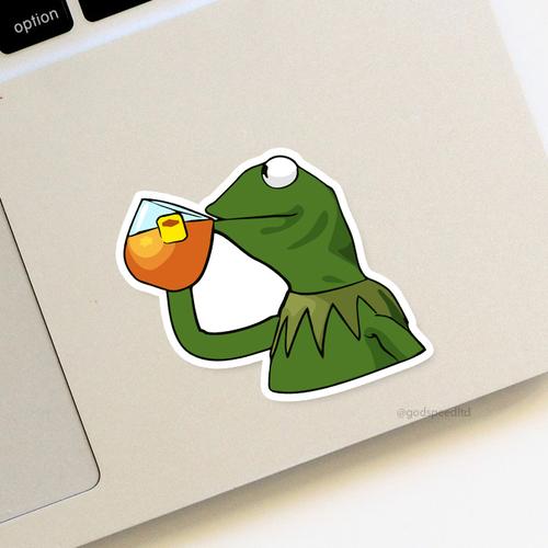 Jual Kermit Meme Not My Problem Sticker - Kota Bandung - GODSPEED ...