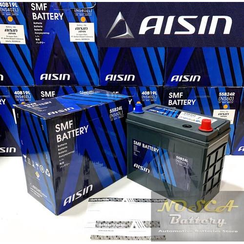 Promo AKI MOBIL AISIN NS60L 12V 45AH BTR6-55B24L Cicil 0% 3x - Jakarta ...