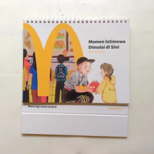 Jual Kalender Meja Kalender Duduk McDonald McD - Kalender 2022 - Kota ...