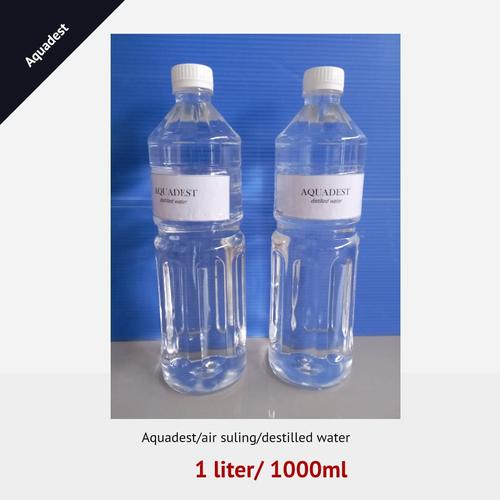 Jual Aquades 1liter - akuades - Destilled water - air suling air murni ...