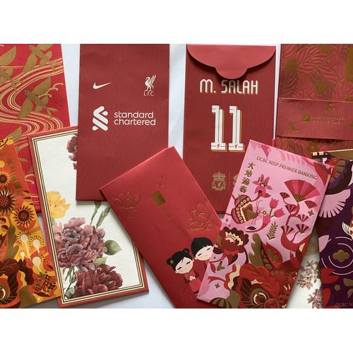 Jual Amplop/kertas angpao Imlek logo bank isi 10 - OCBC3 - Jakarta ...
