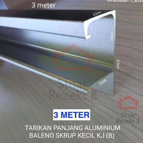 Jual Tarikan Panjang Aluminium KJ Handle Profil Lis Frame Kitchen GP 30 ...