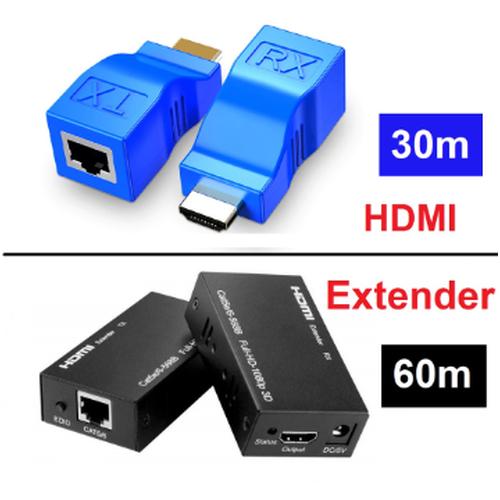 Jual HDMI Extender 60M Splitter Spliter Kabel Lan RJ45 Internet Cable ...
