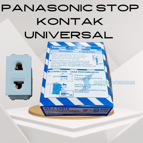 Jual PANASONIC STOP KONTAK UNIVERSAL WEJ10919 - Kota Makassar ...