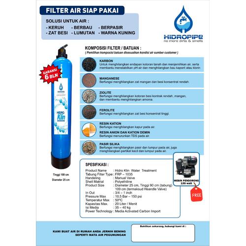 Jual Water Filter Hidropipe | Filter Air Rumah Tanggaa - Kota Tangerang ...