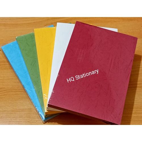 Jual Kertas Cover Jilid Warna Ukuran Folio/F4 - isi 100 lembar - Kuning ...