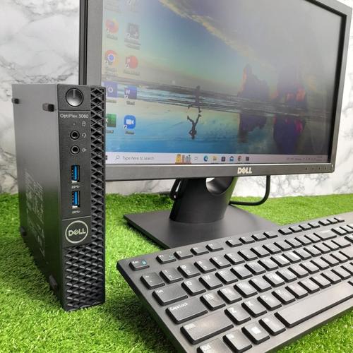 Jual FULLSET MINI PC DELL OPTIPLEX 3060 micro CORE I3 8100T SSD 128 ...