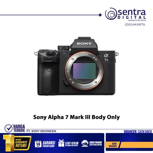 Promo Sony Alpha 7 Mark III | A7 3 Mirrorless Camera (Body Only) Cicil ...