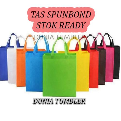 Jual tas spunbond WARNA TERLENGKAP tas seminar tas promosi goodie bag ...