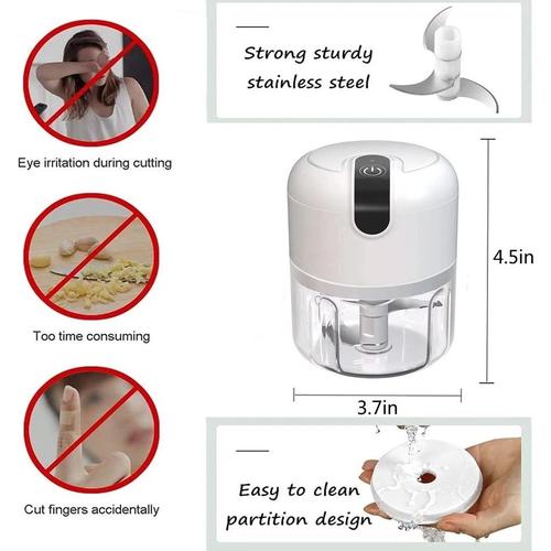 Jual MINI CHOPPER WIRELESS ELECTRIC BLENDER CHOPPER MIXER DAGING BUMBU ...