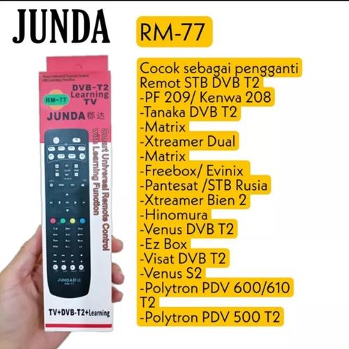 Jual JUNDA RM77 Remote Multi TV & STB Pantesat-Bien2 dll - Kota Bekasi ...