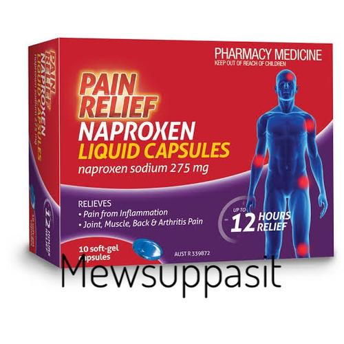 Jual Pain Relief Naproxen Liquid 10 Capsules - Kota Surabaya ...