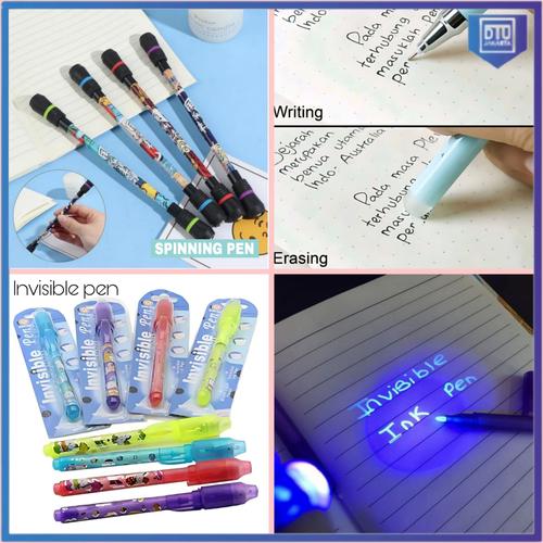 Jual Invisible Pen & Pulpen Hapus, Magic UV light Magic Pen - PULPEN ...