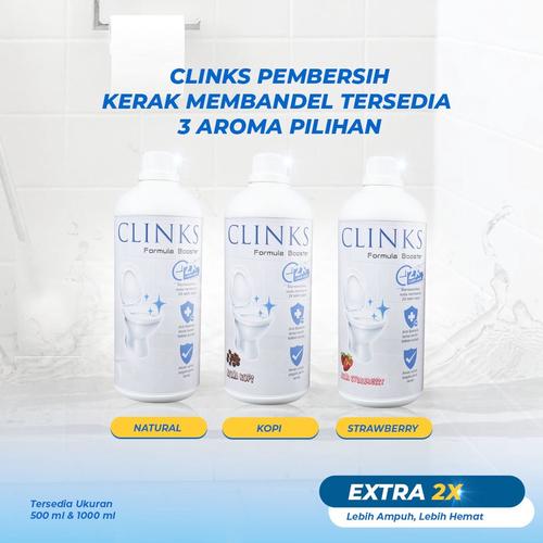 Jual CLINKS PEMBERSIH KERAK KAMAR MANDI TOILET MEMBANDEL + FORMULA ...