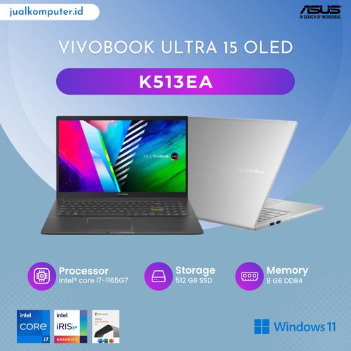 Jual ASUS VivoBook Ultra 15 OLED K513EA i7-1165G7 8GB 512GB 15.6" W11 ...