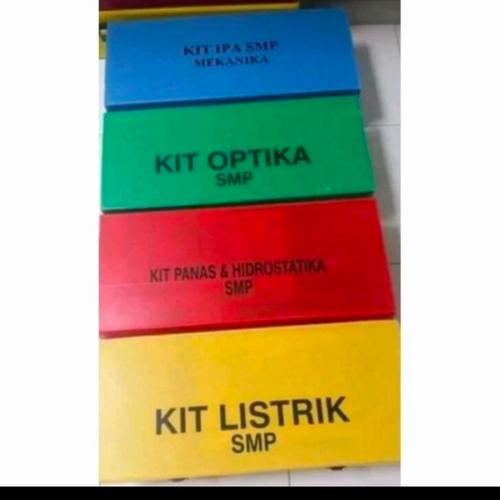 Jual KIT FISIKA 4boxlistrik dan magnet SMP/mekanika SMP/optik SMP/panas ...