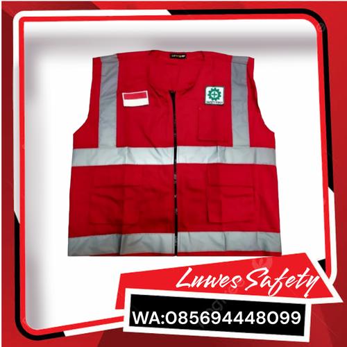 Jual Rompi safety/rompi drill/rompi proyek+logo k3 dan bendera ...