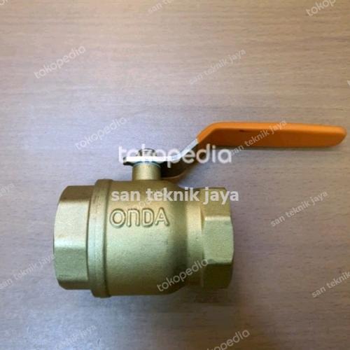 Jual BALL VALVE ONDA kuningan 2" inch / stop kran kuningan ASLI - Jakarta Barat - san teknik ...