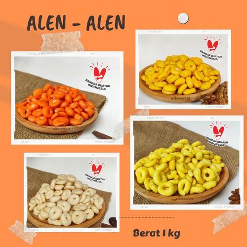 Jual Alen alen cemilan jadul berat 1kg makanan ringan jajanan oleh oleh ...