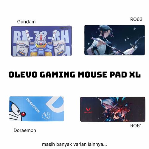 Jual OLEVO Gaming Mouse Pad Mousepad XL Besar Desk Mat - RO73 40x80cm ...