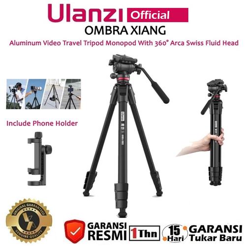 Promo Ulanzi Ombra Xiang Video Travel Tripod with Arca-Swiss Fluid Head Cicil 0% 3x - Jakarta ...