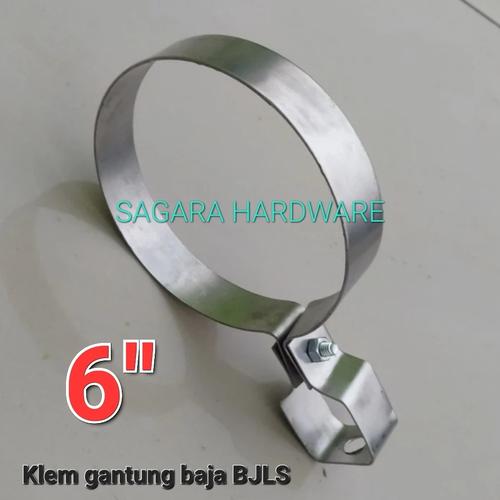 Jual klem 6 inchi gantung flexible ducting / hanger clamp / klem ...