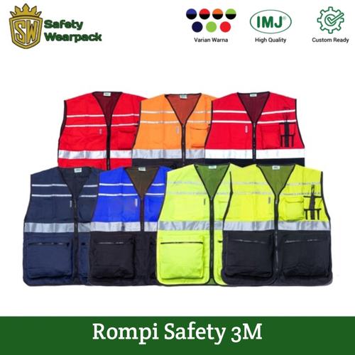 Jual Rompi Safety / Rompi Kerja Scotlight 3M / Rompi Kombinasi - Hijau ...