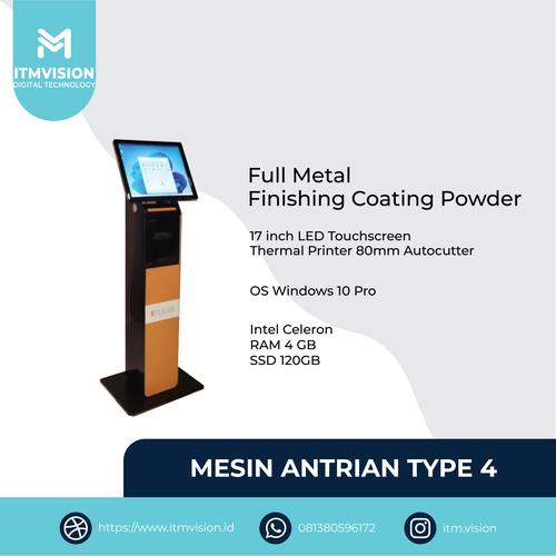 Jual Mesin Antrian Type 4 Plus Aplikasi Antrian - Kab. Bogor - Duta ITMVision | Tokopedia
