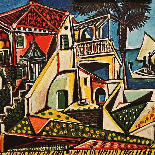 Jual Lukisan Pablo Picasso Mediterranean Landscape Painting - Kota ...