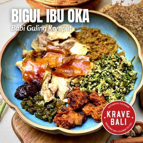 Jual BIGUL IBU OKA BABI GULING MAKANAN KHAS BALI ASLI 300 GR (porsi ...