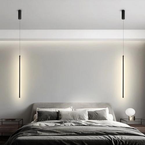 Jual Lampu gantung LED strip panjang Black Minimalis 60cm - 1 Pcs ...