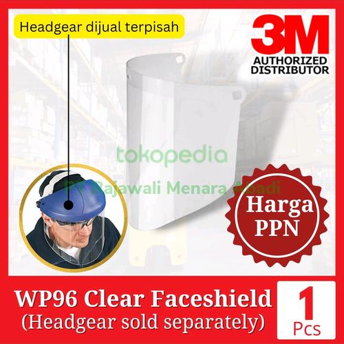 Jual 3M Clear Polycarbonate Faceshield WP96 82701-00000 Plastik Bening ...