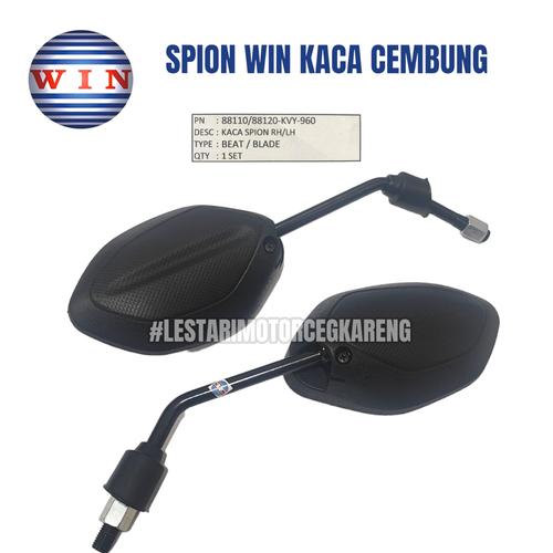 Jual KACA SPION BEAT VARIO SUPRA REVO BLADE KACA CEMBUNG PANJANG ASLI ...