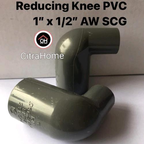 Jual Reducing Knee/Verlop Knee PVC 1"x1/2" AW SCG - Kota Bandung ...