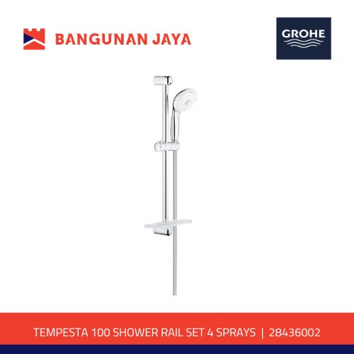 Promo GROHE TEMPESTA SHOWER RAIL SET 4 SPRAYS HANDSHOWER | 28436002 ...