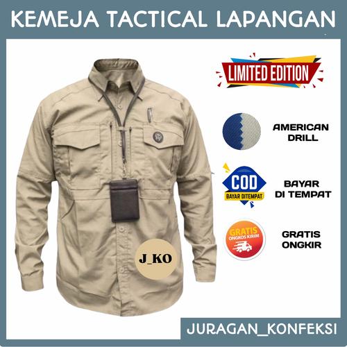 Jual KEMEJA TACTICAL M-TAC LAPANGAN PDL LENGAN PANJANG / BAJU TACTICAL PDL - Hijau Army, XL ...