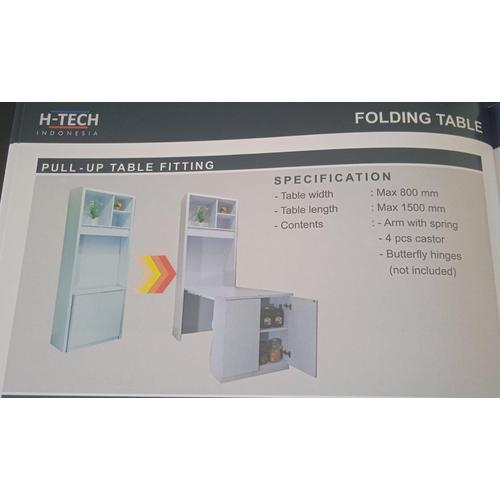 Jual H-Tech Pull Up Table 80 x 150cm - Kota Bogor - Toko Ruang Ide | Tokopedia