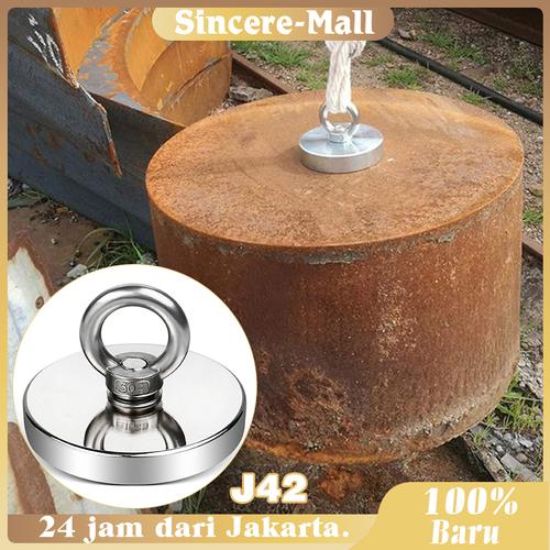 Jual 42mm Magnet Neodymium Strong Bulat 0-60kg Magnet Super Kuat - J42 ...