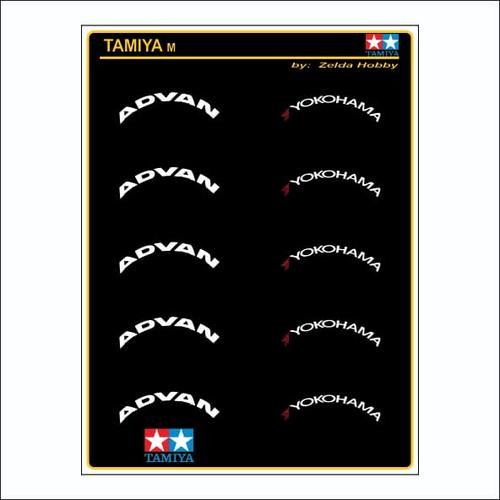 Jual Decal ban karet tamiya 4wd Advan M - Kota Bandung - Zelda Hobby ...