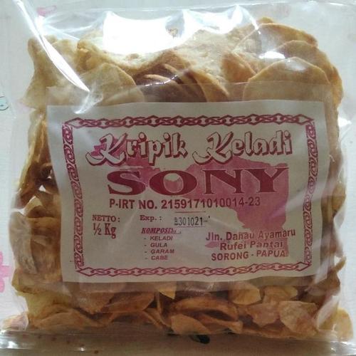 Jual SOUVENIR CEMILAN KHAS SORONG PAPUA KERIPIK KELADI TALAS PAPUA ...