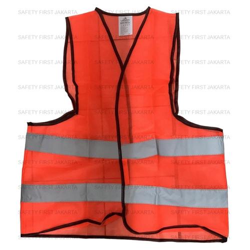 Jual SAFETY VEST ROMPI POLYSTER DENGAN SCOTLIGHT ROMPI PROYEK MURAH ...