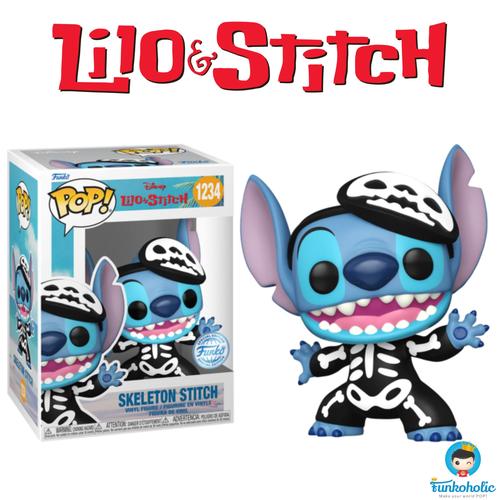 Promo Funko POP! Disney Lilo & Stitch - Skeleton Stitch [Exclusive ...