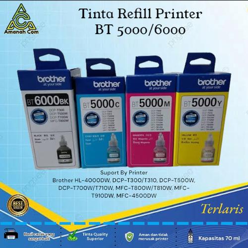 Jual TINTA REFFIL PRINTER BROTHER BT 5000-6000 PREMIUM VARIAN WARNA ...